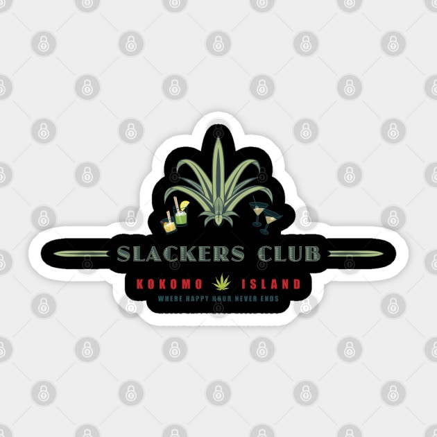 Slackers Club Logo Kokomo Island Logo - Island Slacker Happy Hour ...