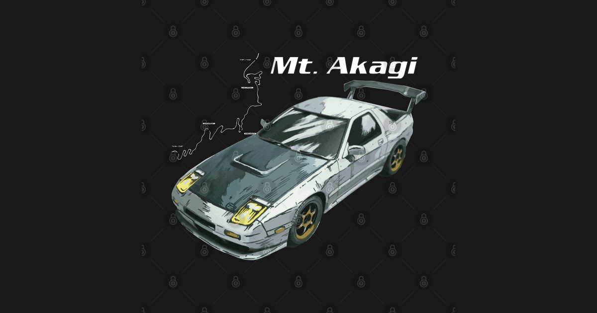 Initial D FC RX7 Drifting - Ryosuke Takahashi RedSuns mt. akagi ...