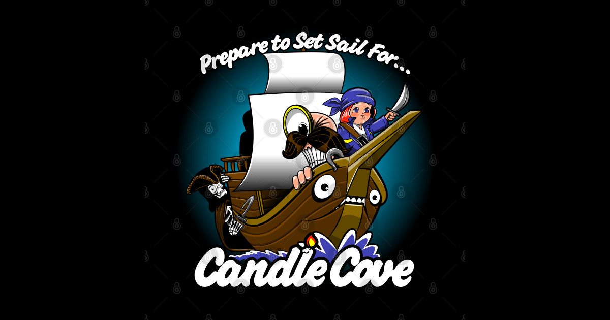 Set Sail for Adventure - Candle Cove - Sticker | TeePublic