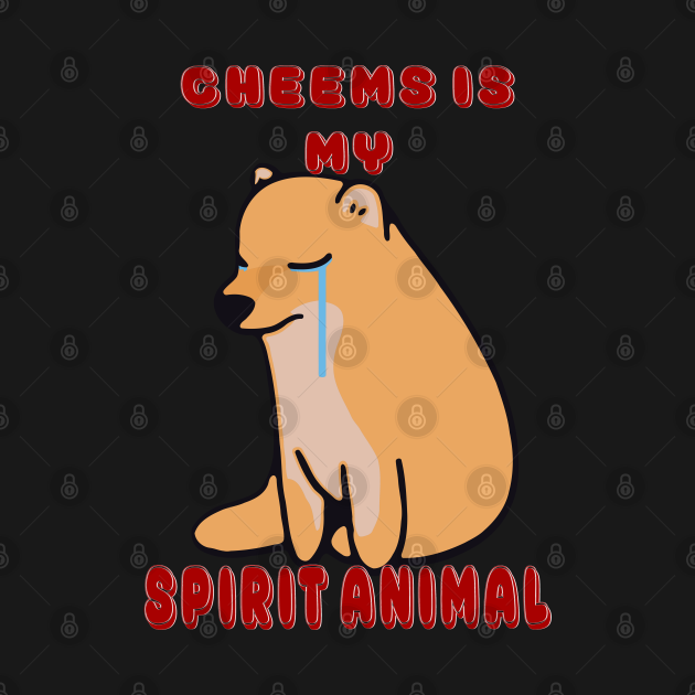 CHEEMS KAWAII SPIRIT ANIMAL CRY'N - Cheems Kawaii Meme - T-Shirt ...