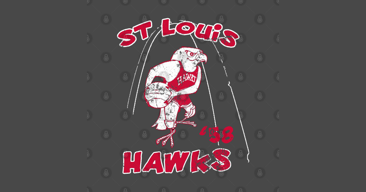 St Louis Hawks - St Louis - Sticker | TeePublic