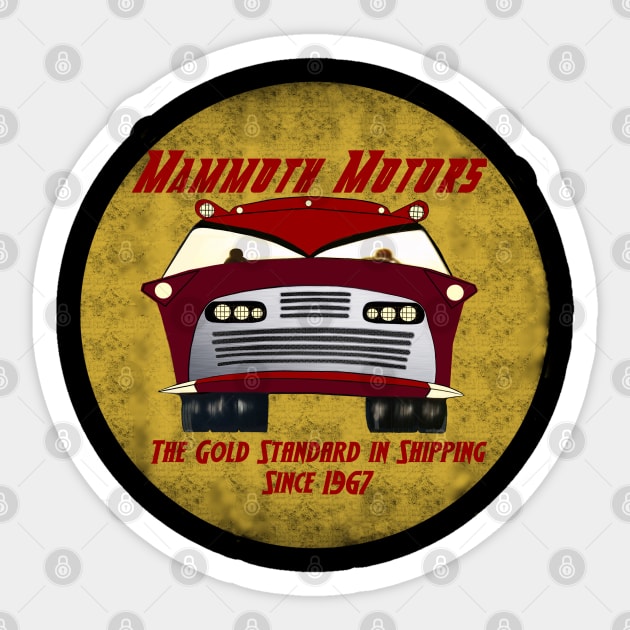 Mammoth Car - Speed Racer - Sticker | TeePublic