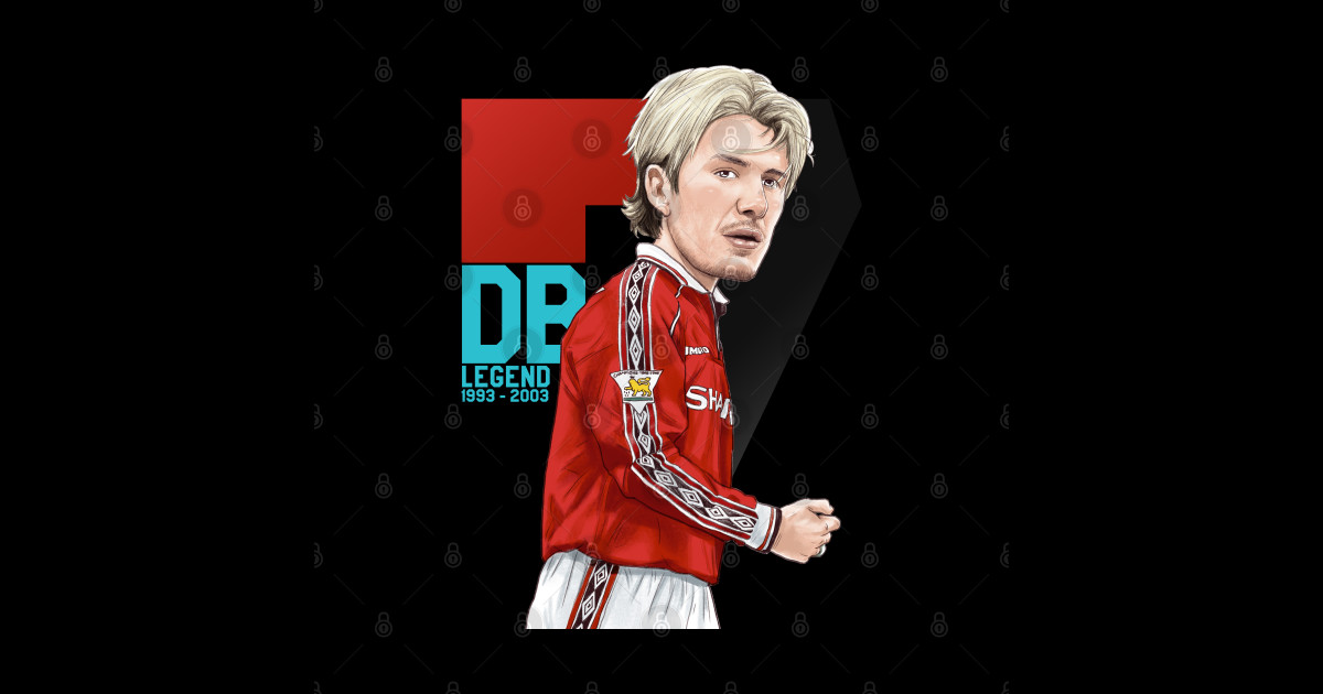 David beckham 7 - Beckham - Sticker | TeePublic