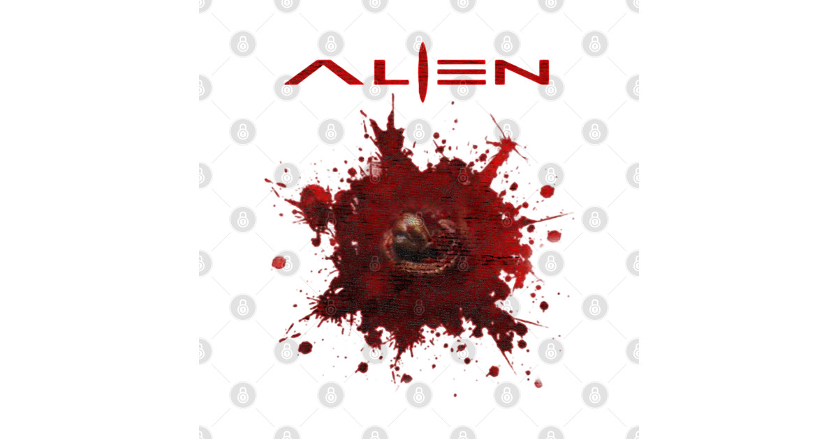 Red Alien Xenomorph - Alien Xenomorph - T-Shirt | TeePublic
