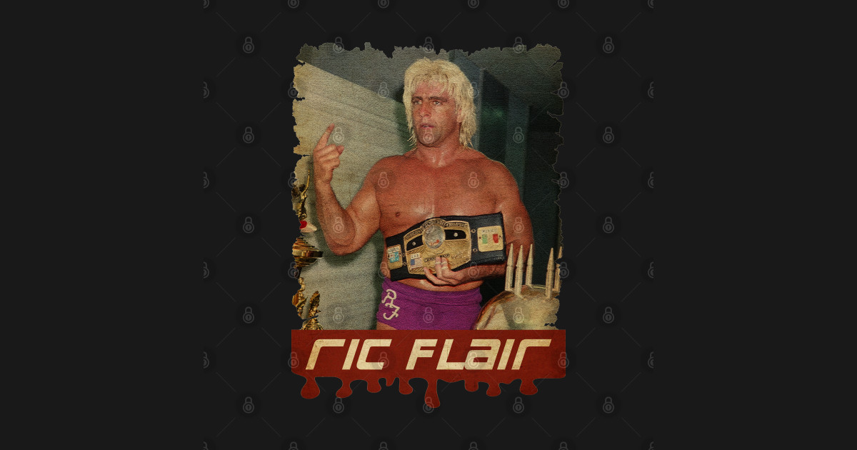 Ric Flair Vintage - Wrestling - T-Shirt | TeePublic