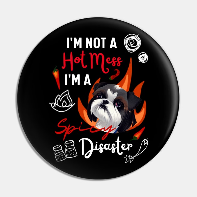 Cute Disaster Funny Shih Tzu Maltese Dog Breed Crusty White Dog - Shih ...