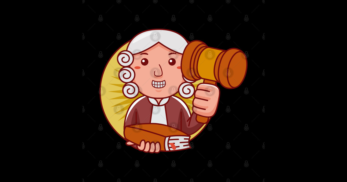 Judge Man - Judge - Sticker | TeePublic