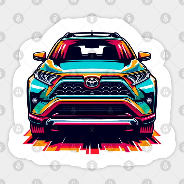 Toyota RAV4 - Toyota - Sticker | TeePublic