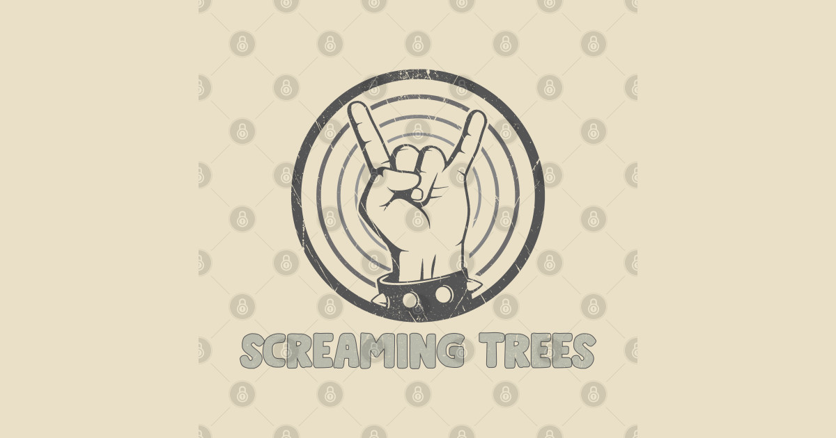 Screaming Trees ||| Circle Vintage - Screaming Trees - T-Shirt | TeePublic