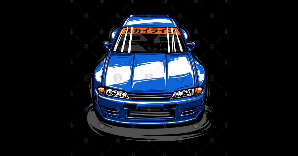 Skyline GTR R32 - Skyline R32 Gtr - Sticker | TeePublic