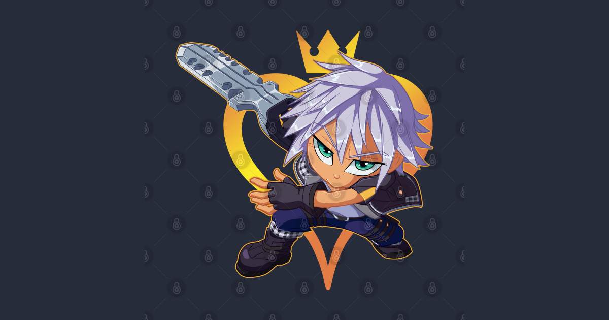 Riku Chibi - Kingdom Hearts - T-Shirt | TeePublic