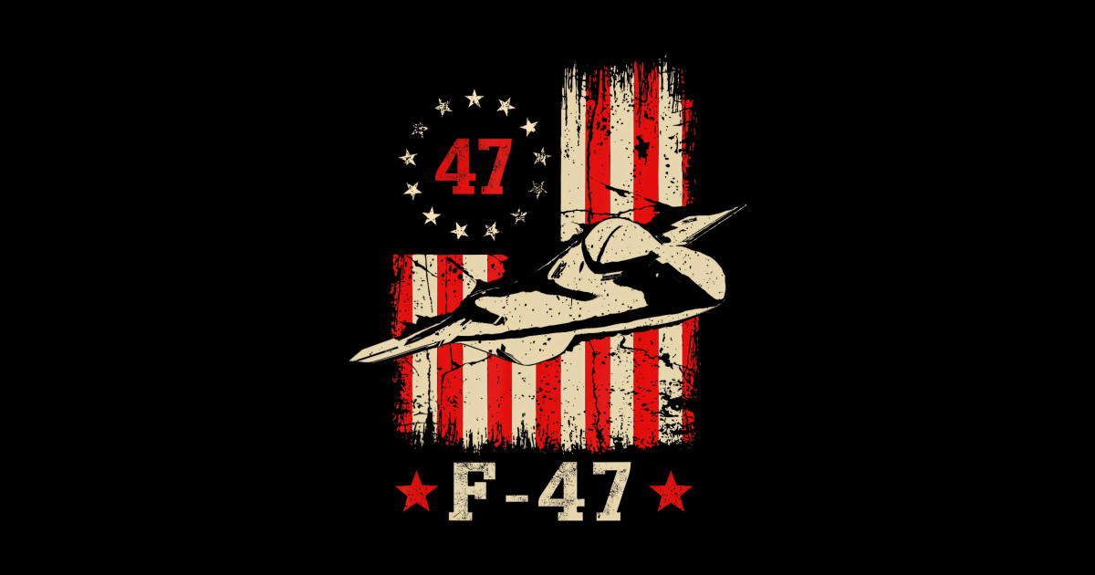 F47 Fighter Jets American Flag - F 47 - Sticker | TeePublic