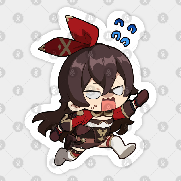 Amber Alert [Genshin Impact] - Genshin Impact - Sticker | TeePublic