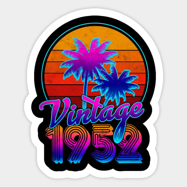 Vintage Classic 1952 - Vintage Classic 1952 - Sticker | TeePublic