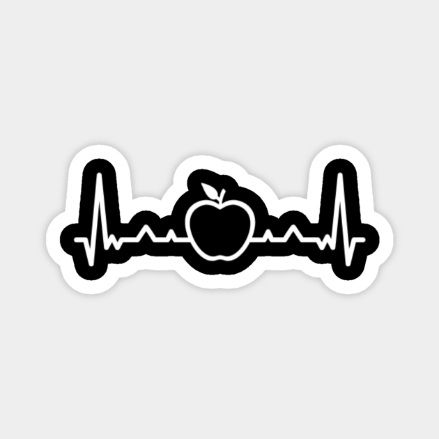 Apple Heartbeat - Apple - Magnet | TeePublic