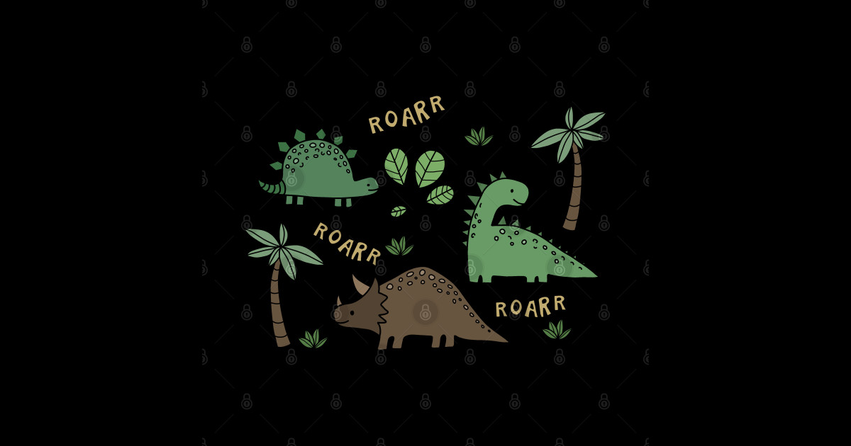 Dinosaur drawing - Dinosaur Drawing - Sticker | TeePublic