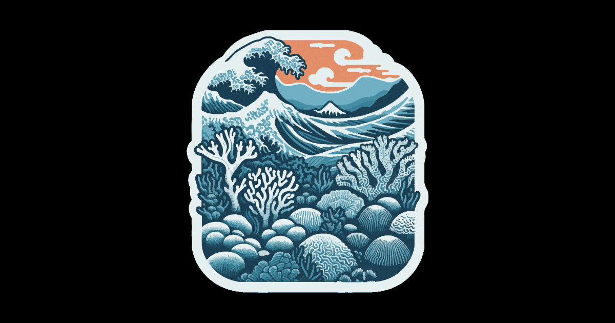 Coral Reef - Coral Reef - Sticker | TeePublic