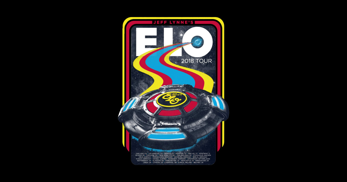 flying elo - Electric Light Orchestra - Sticker | TeePublic