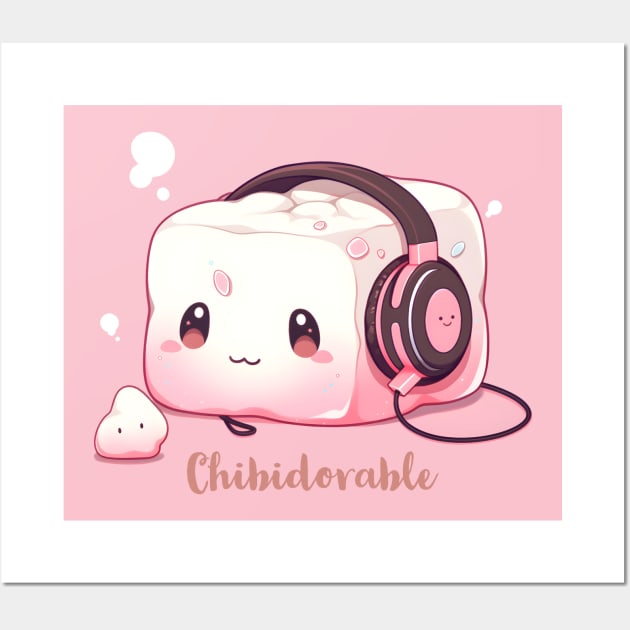 Happy Cute Kawaii Chibi Marshmallow Blob Character with Music ...