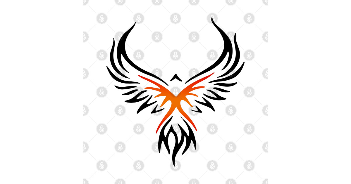 Rising Phoenix - Tribal Phoenix - T-Shirt | TeePublic