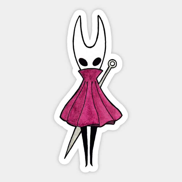 Hornet Hollow Knight Fanart - Hornet - Sticker | TeePublic