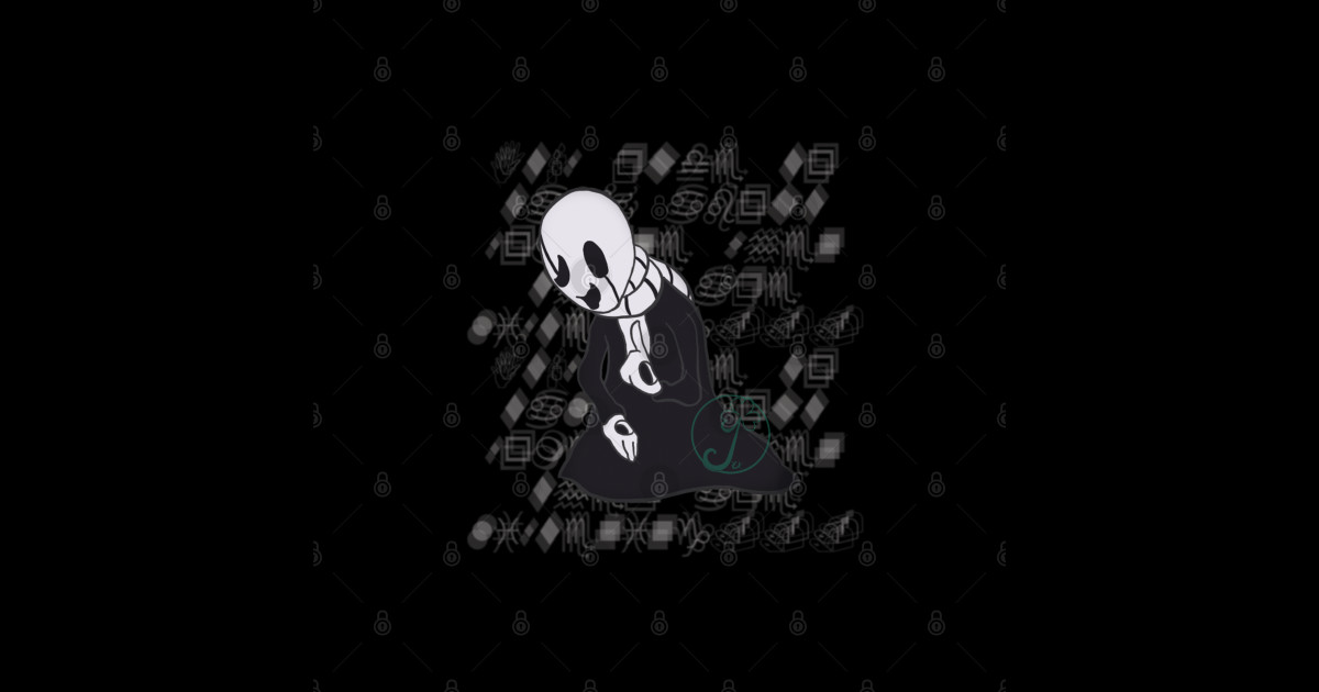 Gaster - Undertale - Sticker | TeePublic