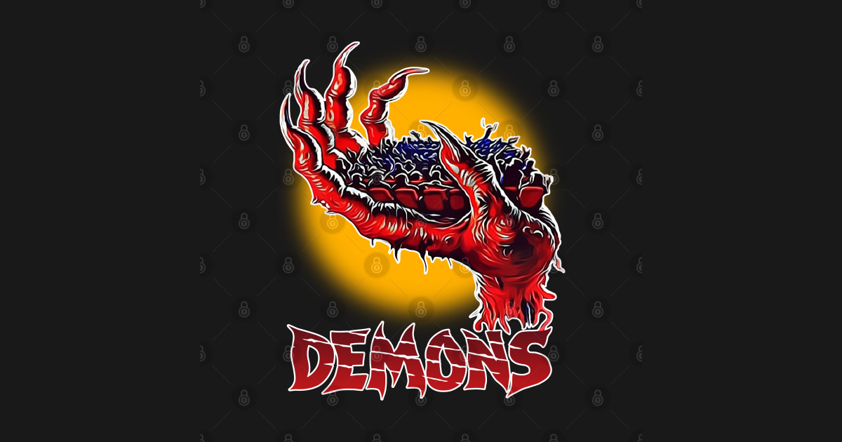Demons Retro Cult Classic Horror Film Fan Art - Demons - T-Shirt ...