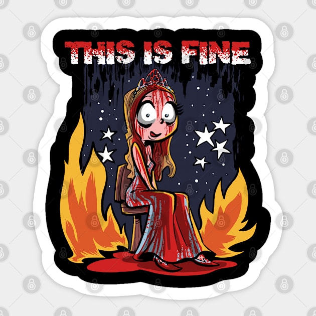 Carrie is fine - Carrie - Sticker | TeePublic
