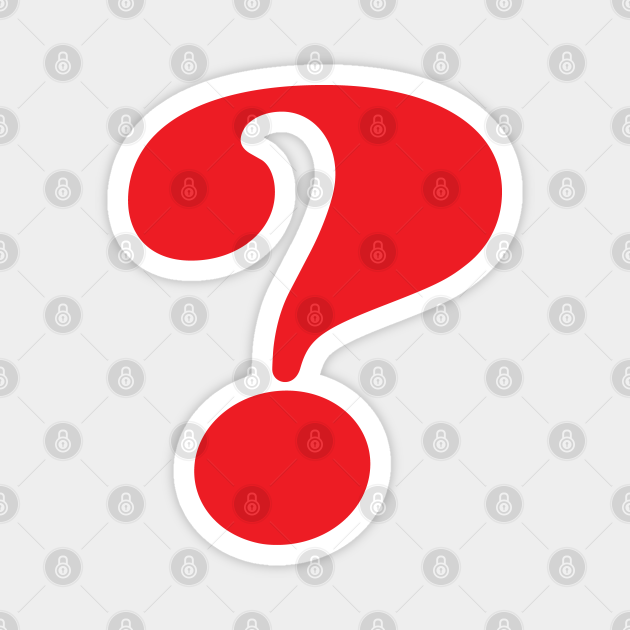 Question Mark - Symbol - Question Mark - Magnet | TeePublic