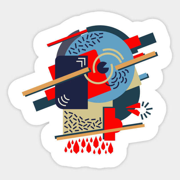 Constructivism Exquisite - Art - Sticker | TeePublic