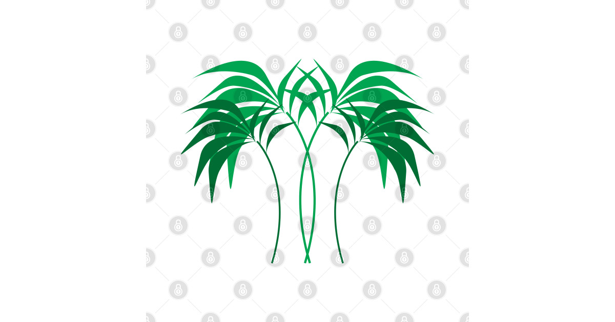 green palm trees design - Green Palm Trees Design - T-Shirt | TeePublic
