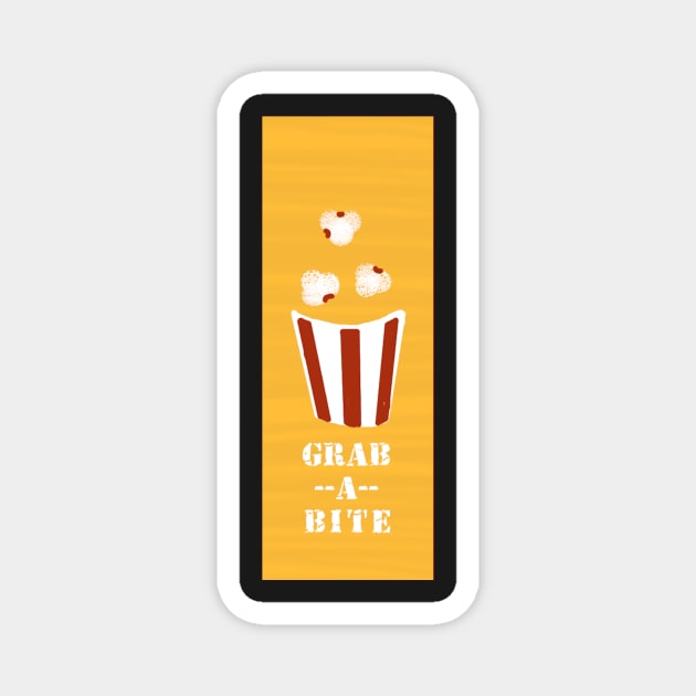 "Grab A Bite" Vintage Circus Board - Loch Nest Farm - Magnet | TeePublic