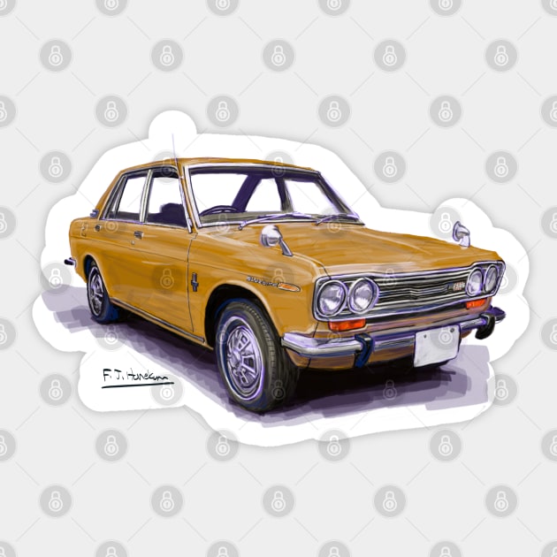 Datsun 510 bluebird - Datsun 510 - Sticker | TeePublic