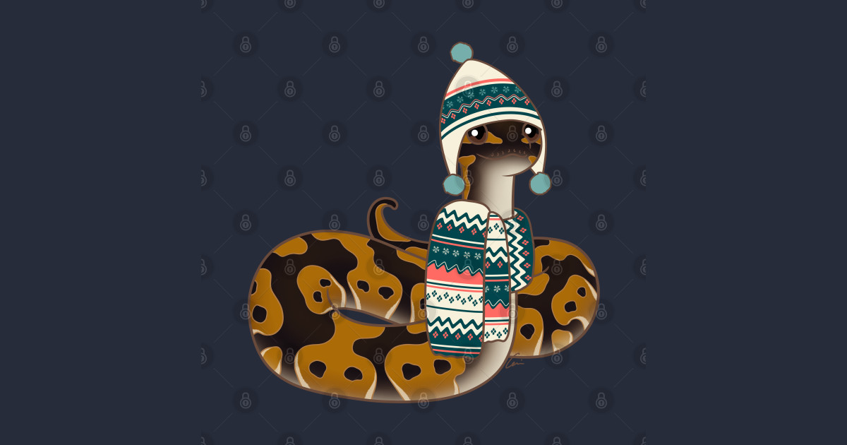 Normal Ball Python Christmas Edition - Ball Python - T-Shirt | TeePublic