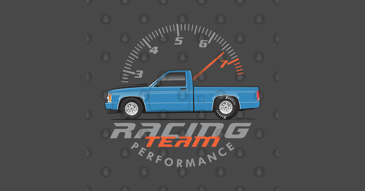 Racing Team - S10 Pickup Truck - T-Shirt | TeePublic