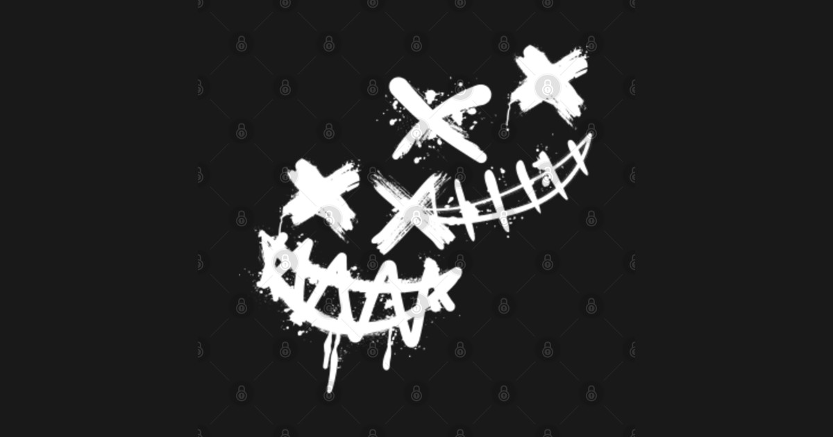 Graffiti Punk Smiley Faces - Smiley Face - T-Shirt | TeePublic
