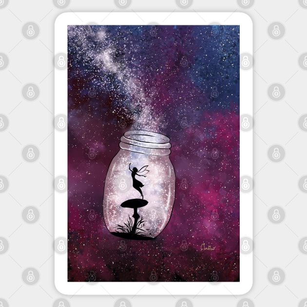 The stars fairy tale. Artwork by Annalisa Amato - Stars - Sticker ...