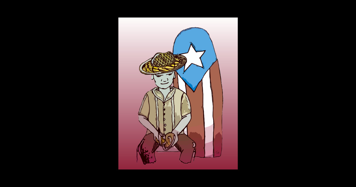 Puerto Rico Man - Puerto Rico - Sticker | TeePublic