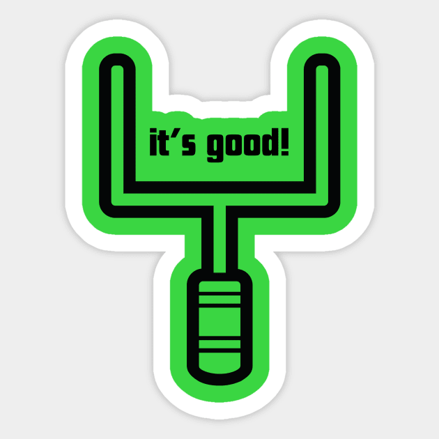 It's good- a football field goal kick design - Football - Sticker ...