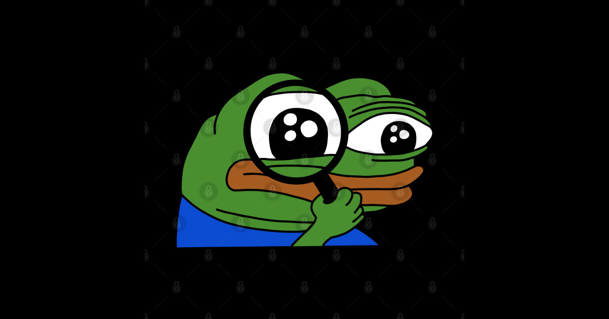 Peepo detective - Peepo - Sticker | TeePublic