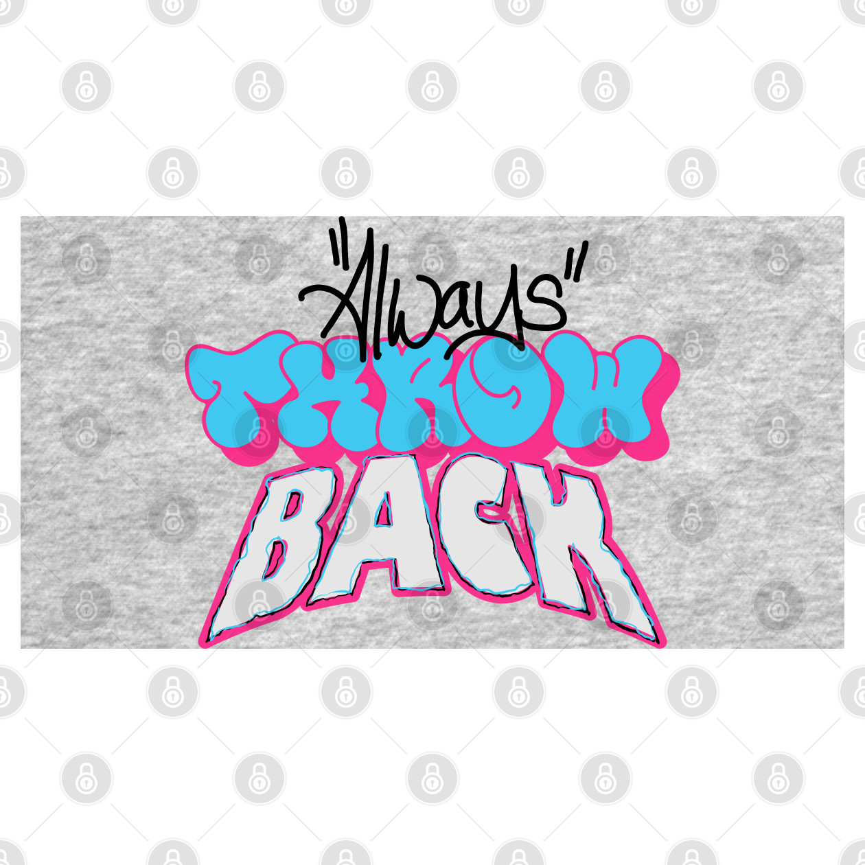 always Throwback Thursday - Graffiti Style - T-Shirt | TeePublic