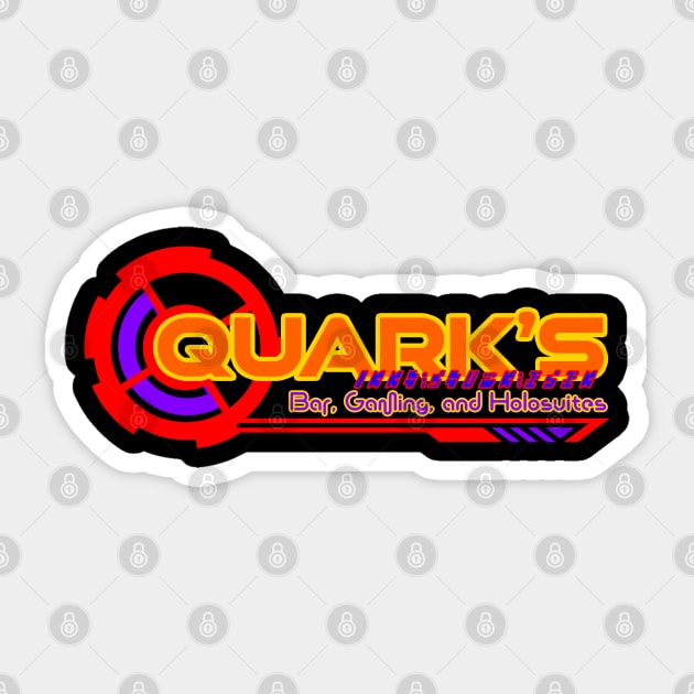 Quark's Bar - Quarks Bar - Sticker | TeePublic