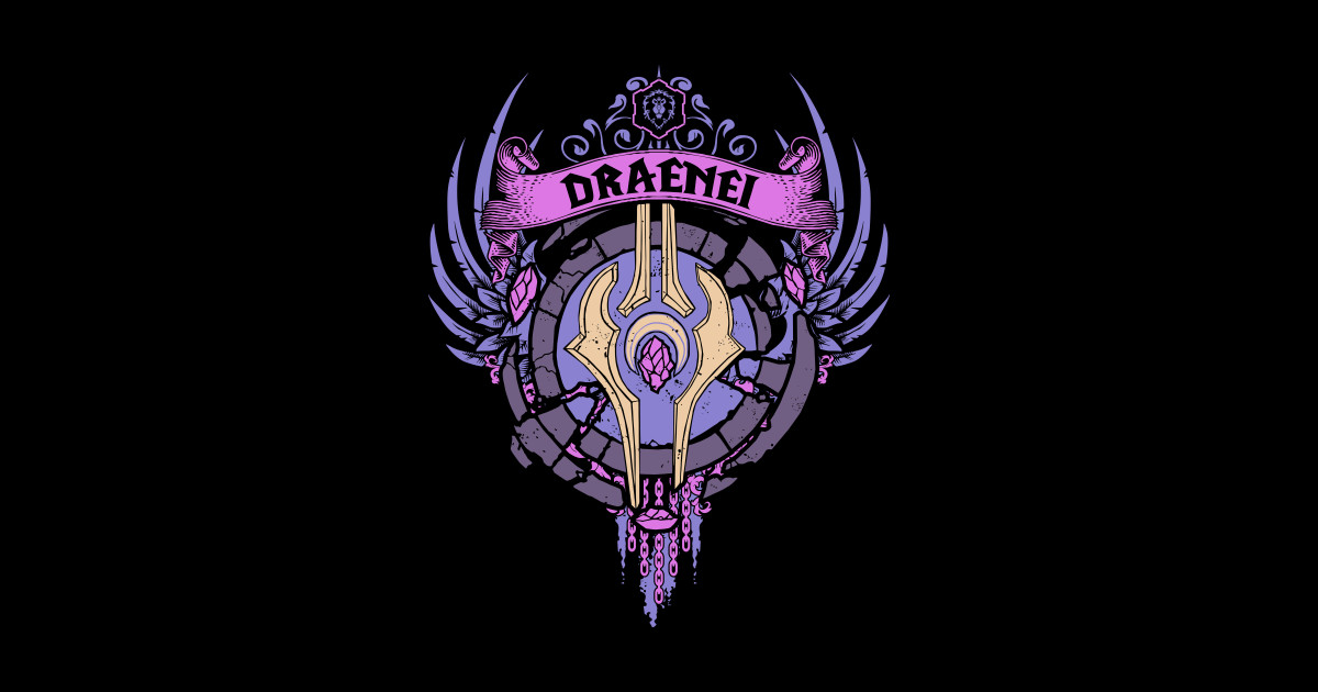 DRAENEI - LIMITED EDITION - World Of Warcraft - Sticker | TeePublic