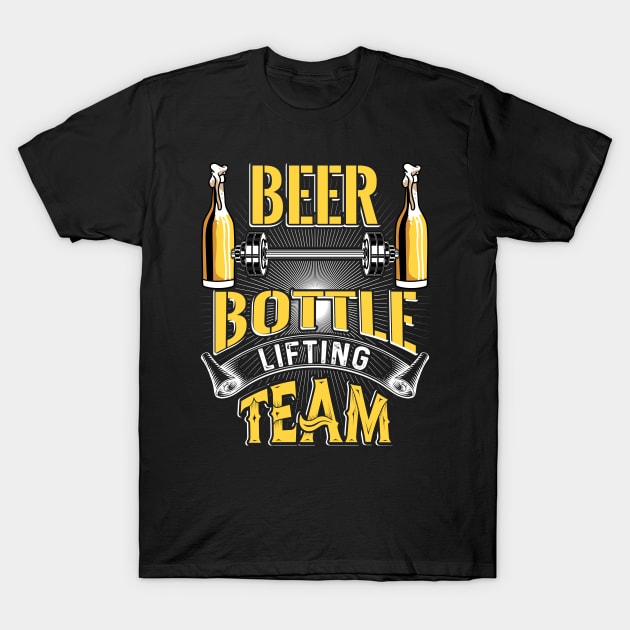 Beer Bottle Team - Beer - T-Shirt | TeePublic