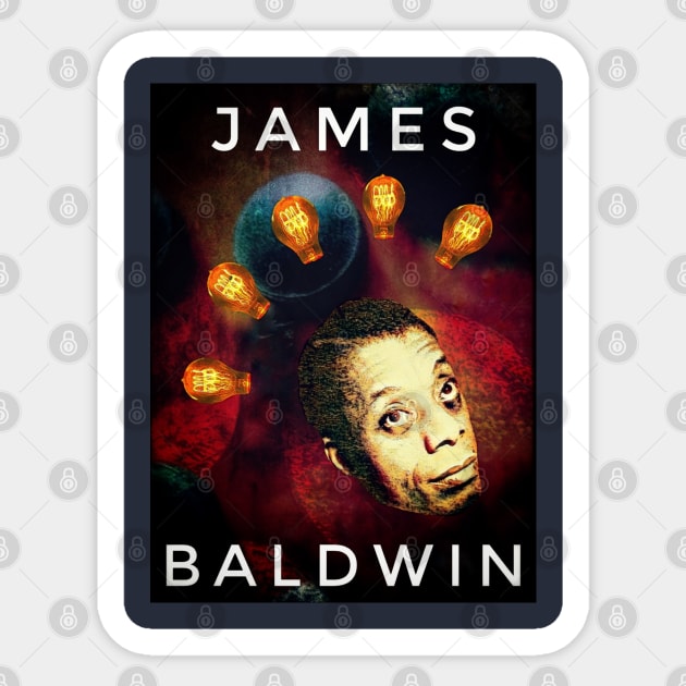 James Baldwin - Literature - Sticker | TeePublic