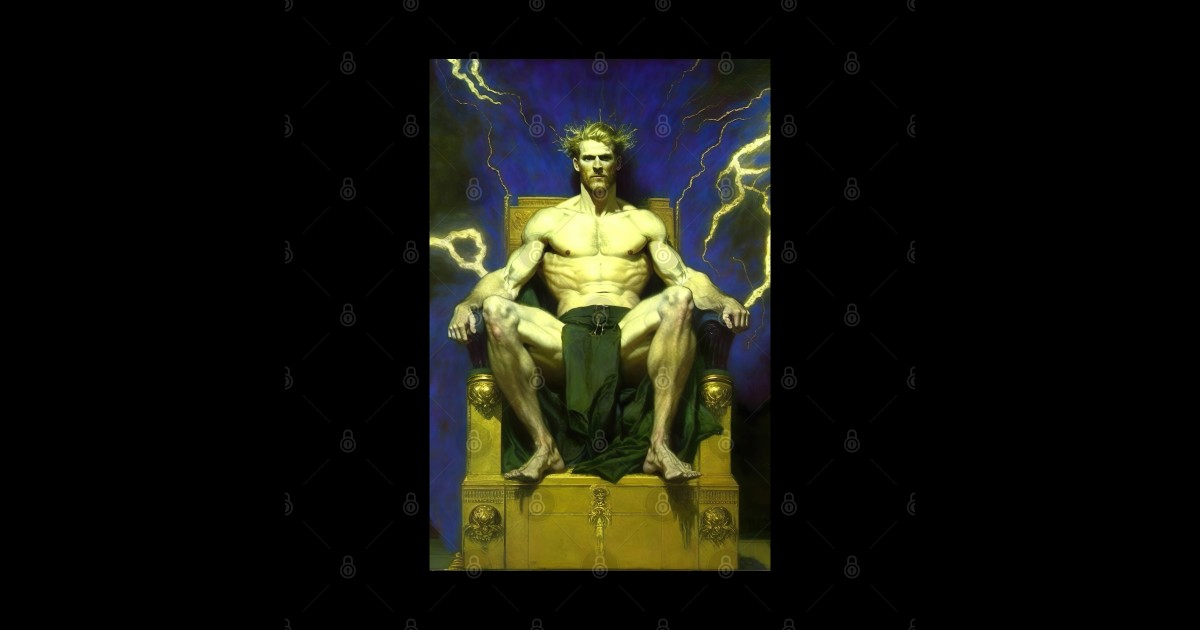 Zeus - King of the Gods - Zeus - Posters and Art Prints | TeePublic