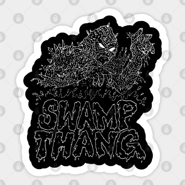 "Swamper" - Swamp Thang - Swamp Thing - Sticker | TeePublic