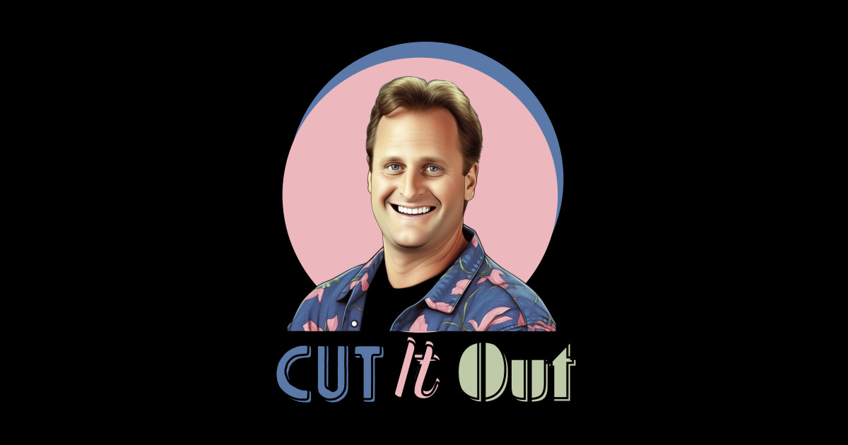 Retro Cut It Out 90s Sitcom - Full House - Sticker | TeePublic