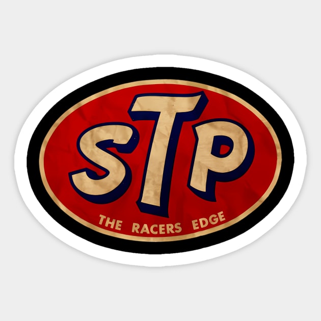STP - The Racers Edge Vintage Logo - Stp - Sticker | TeePublic