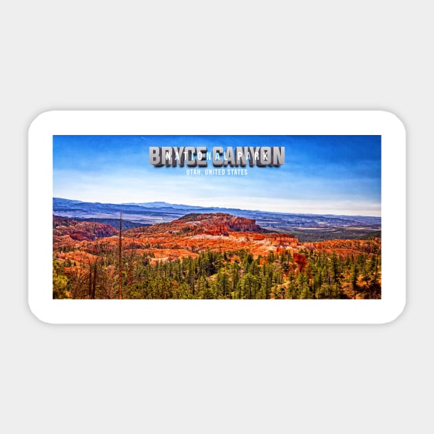 Bryce Canyon National Park - Bryce Canyon Utah - Sticker | TeePublic